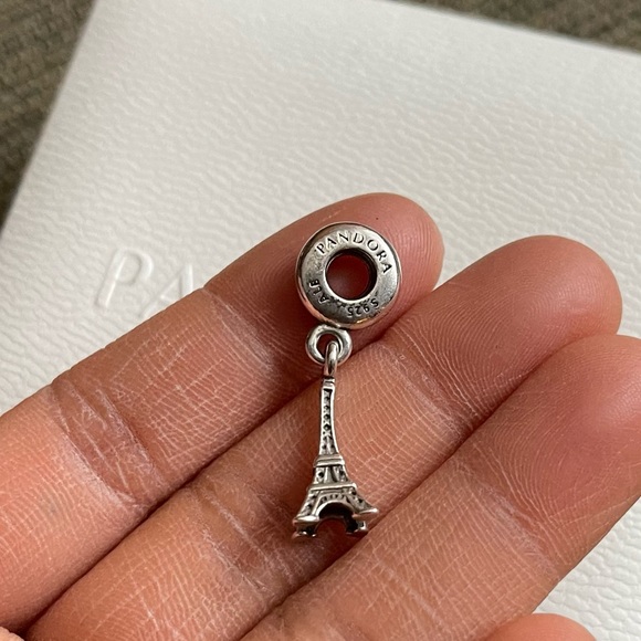 Pandora | Jewelry | Pandora Paris Eiffel Tower Dangle Charm Silver 925 ...